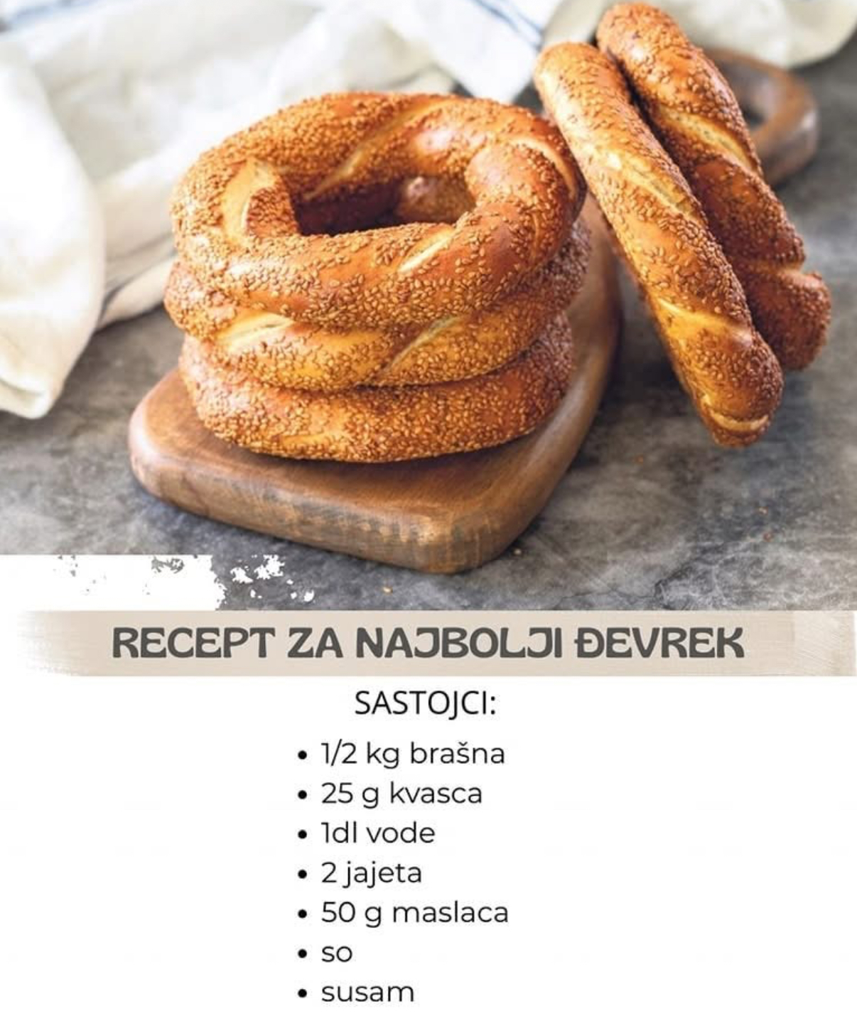 RECEPT ZA NAJBOLJI KUVANI ĐEVREK: Lepši je od onog iz pekare i dugo ...