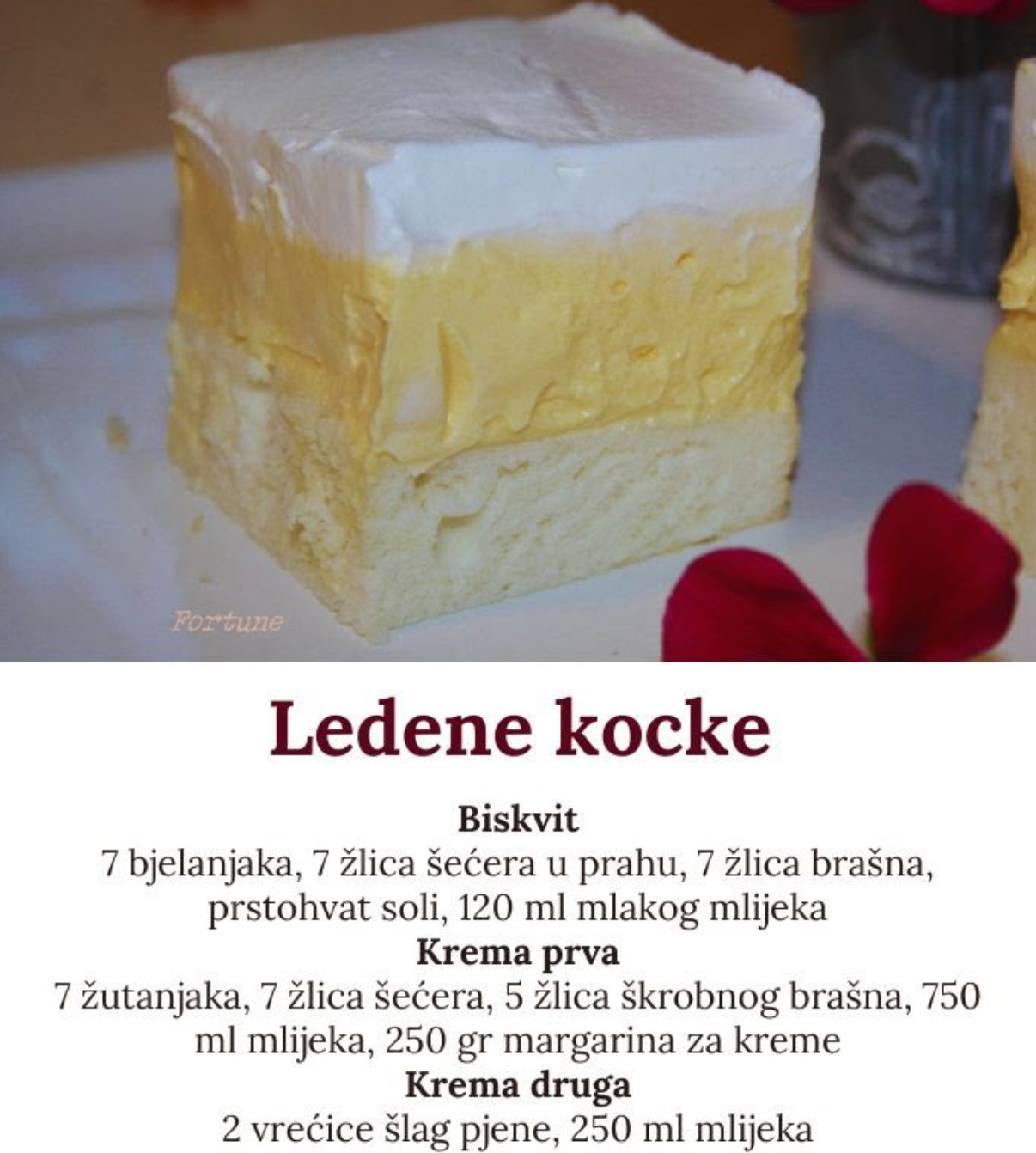 LEDENE KOCKE - Prirodno zdravlje