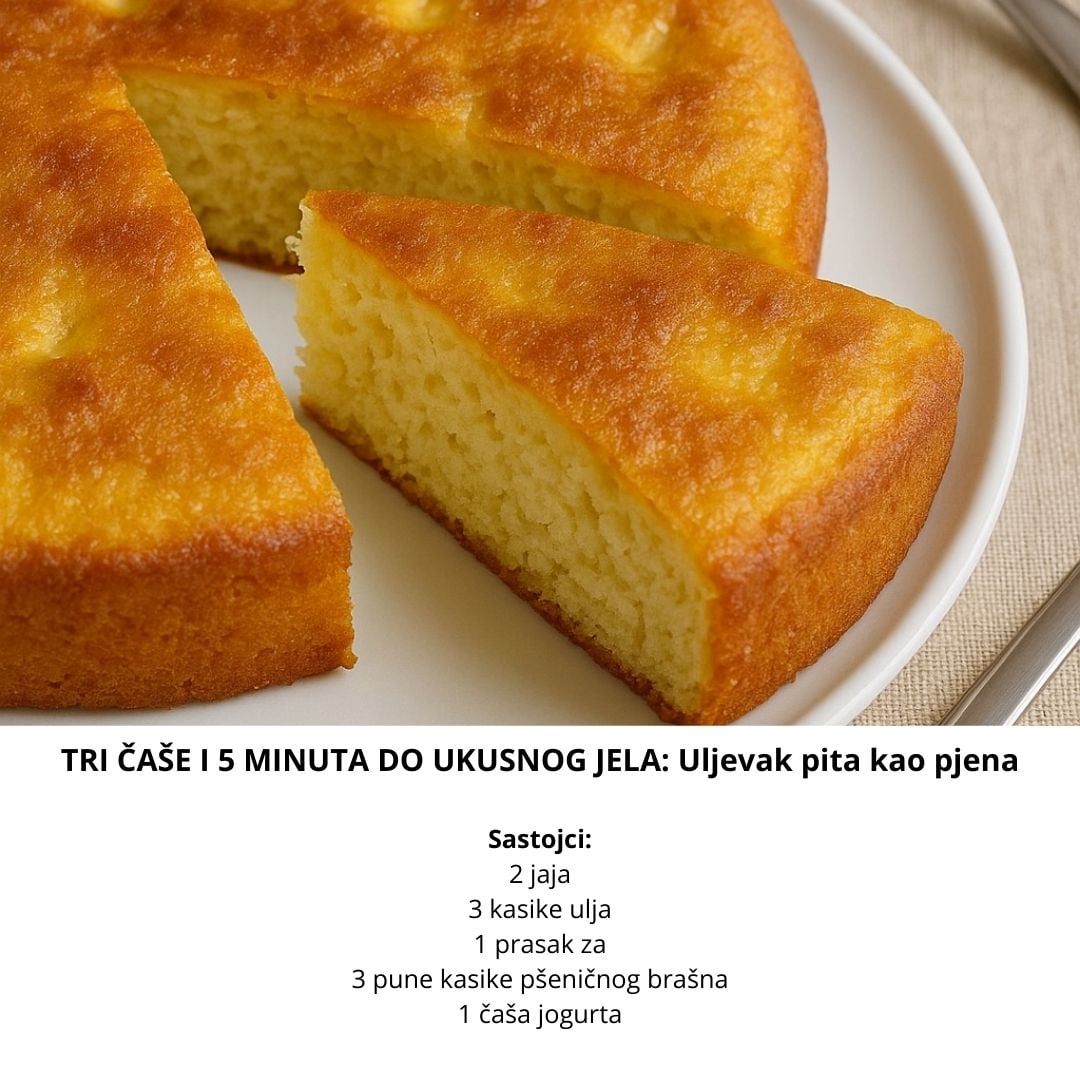 🥮 Uljevak pita kao pjena – gotov za 5 minuta, topi se u ustima ...